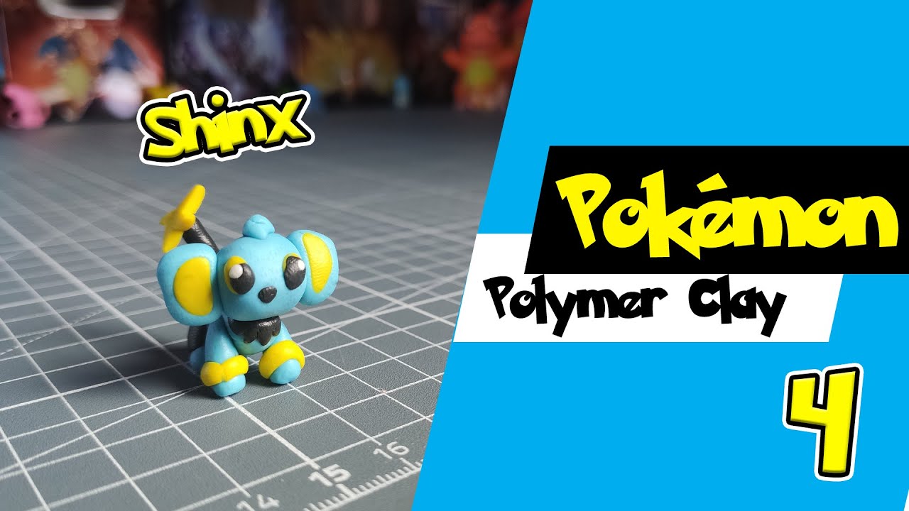 *Cute Shinx !* - Pokemon Polymer Clay Tutorial ★★☆☆☆ - YouTube