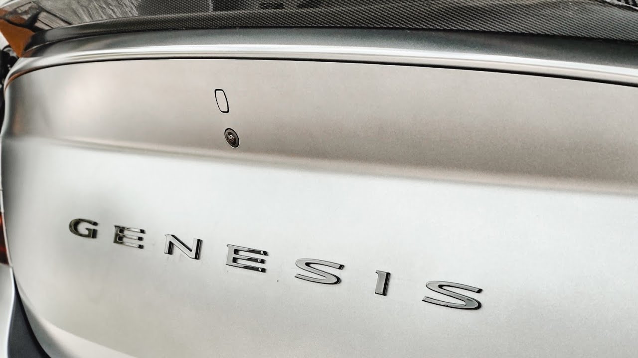 GENESIS Lettering Black Out Badge for Genesis G70/GV70/GV80 - YouTube