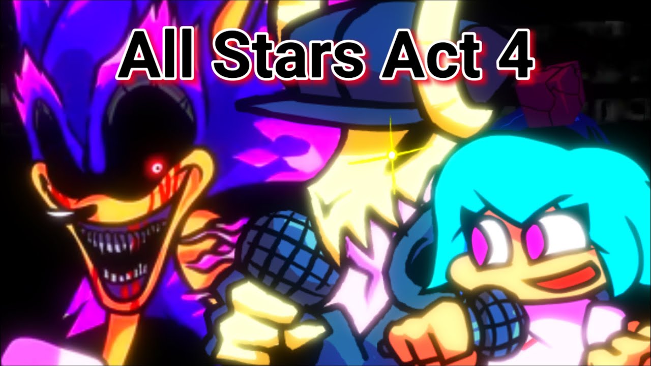 FNF All Stars Act 4 (Xeno, Tabi, and Sky Sing It) ft. Sonic.exe 3.0 ...