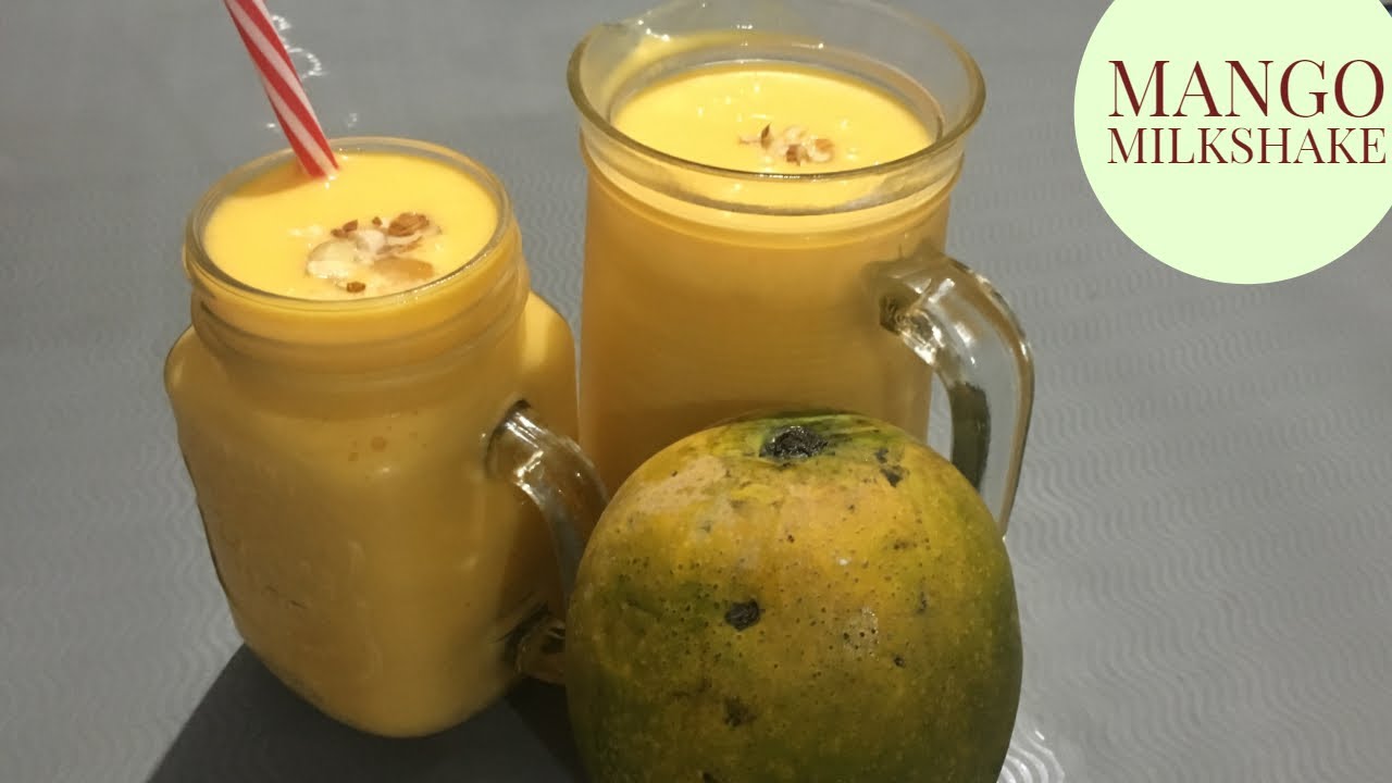 Mango Milkshake Recipe#Indian Food with Radhi Patel#Mango Shake Without ...