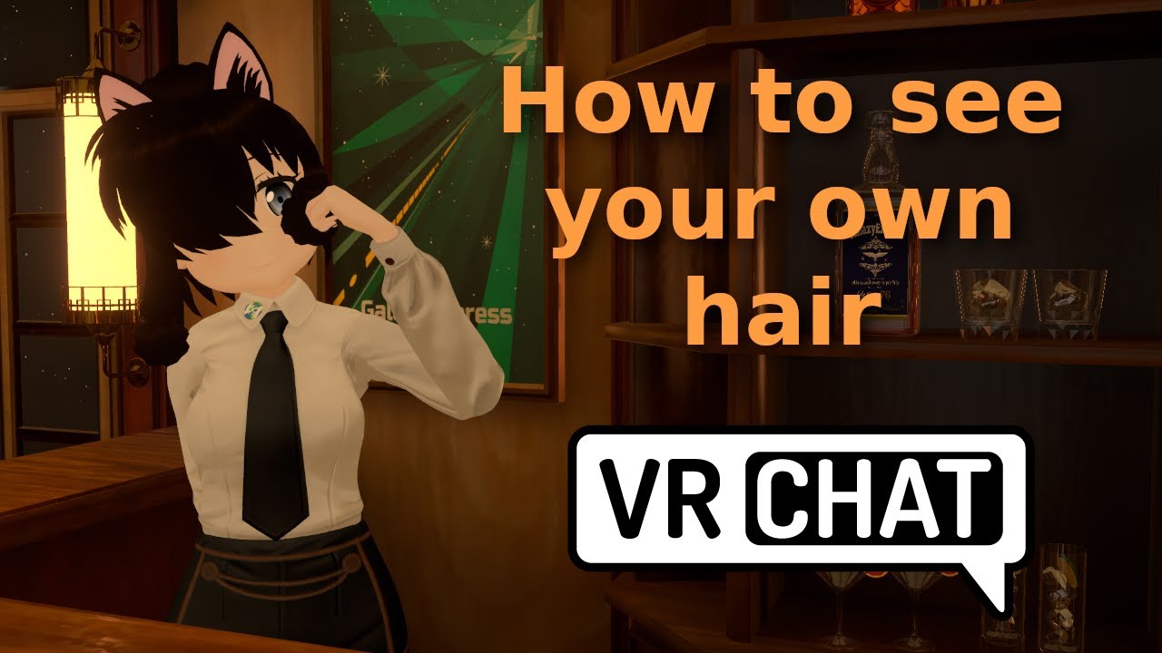 How To See Your Own Hair In Vrchat Youtube
