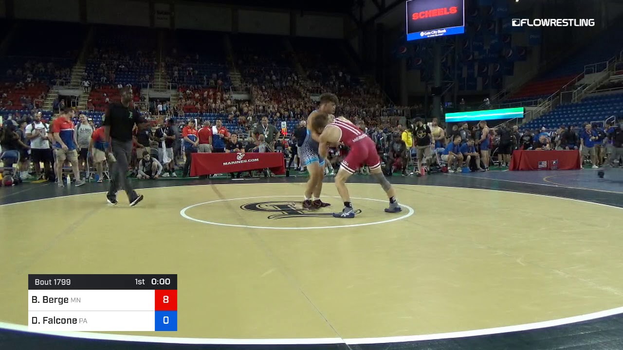 182 Lbs Rnd Of 16 Bennett Berge Minnesota Vs Dominic Falcone ...
