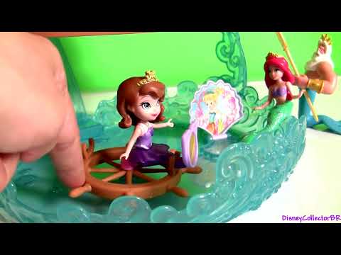 Mermaid Sofia the First Sea Palace 2 in 1 Floating Playset Her First Vacation Underwater Bath Toys