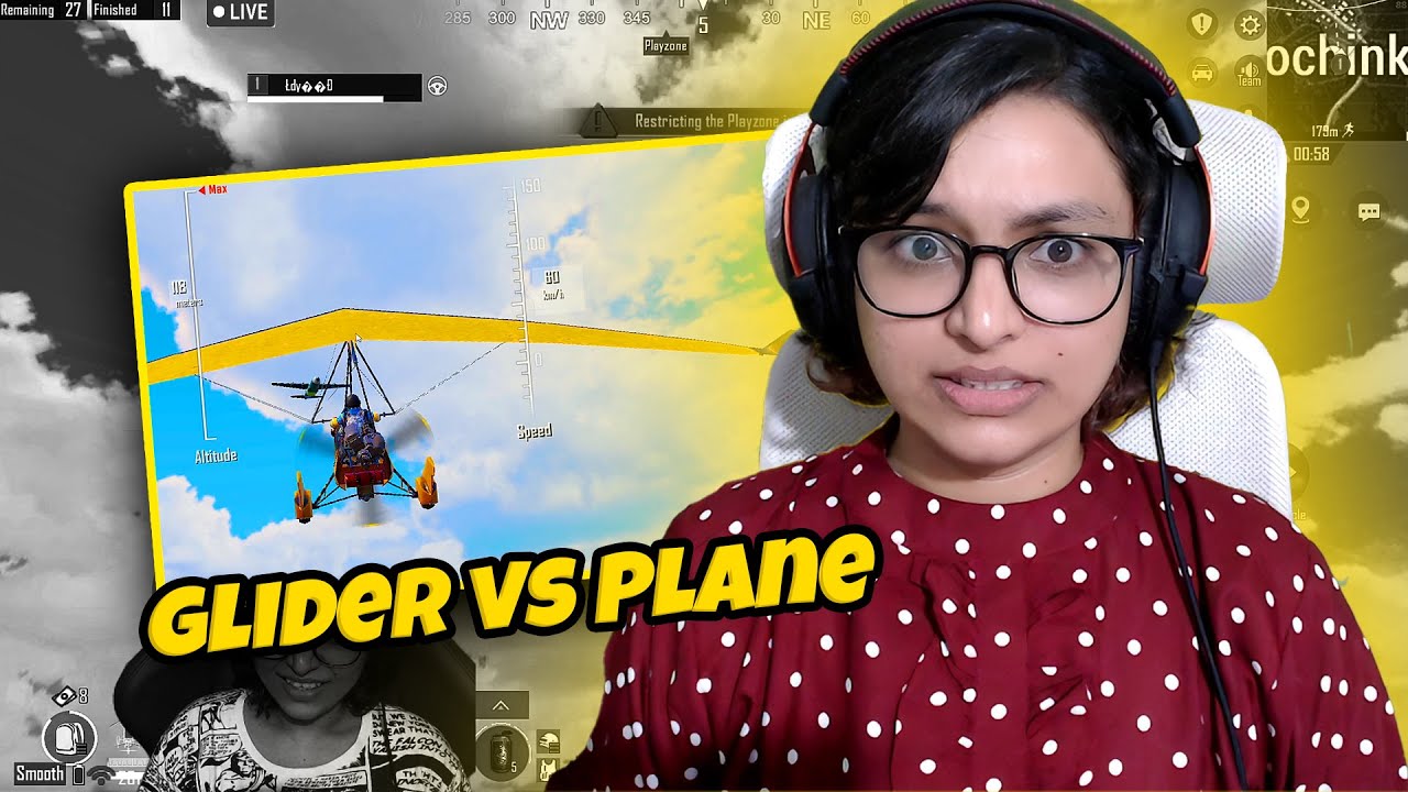 Glider vs Plane | Solo vs Squad Funny PUBG Live Highlights - YouTube