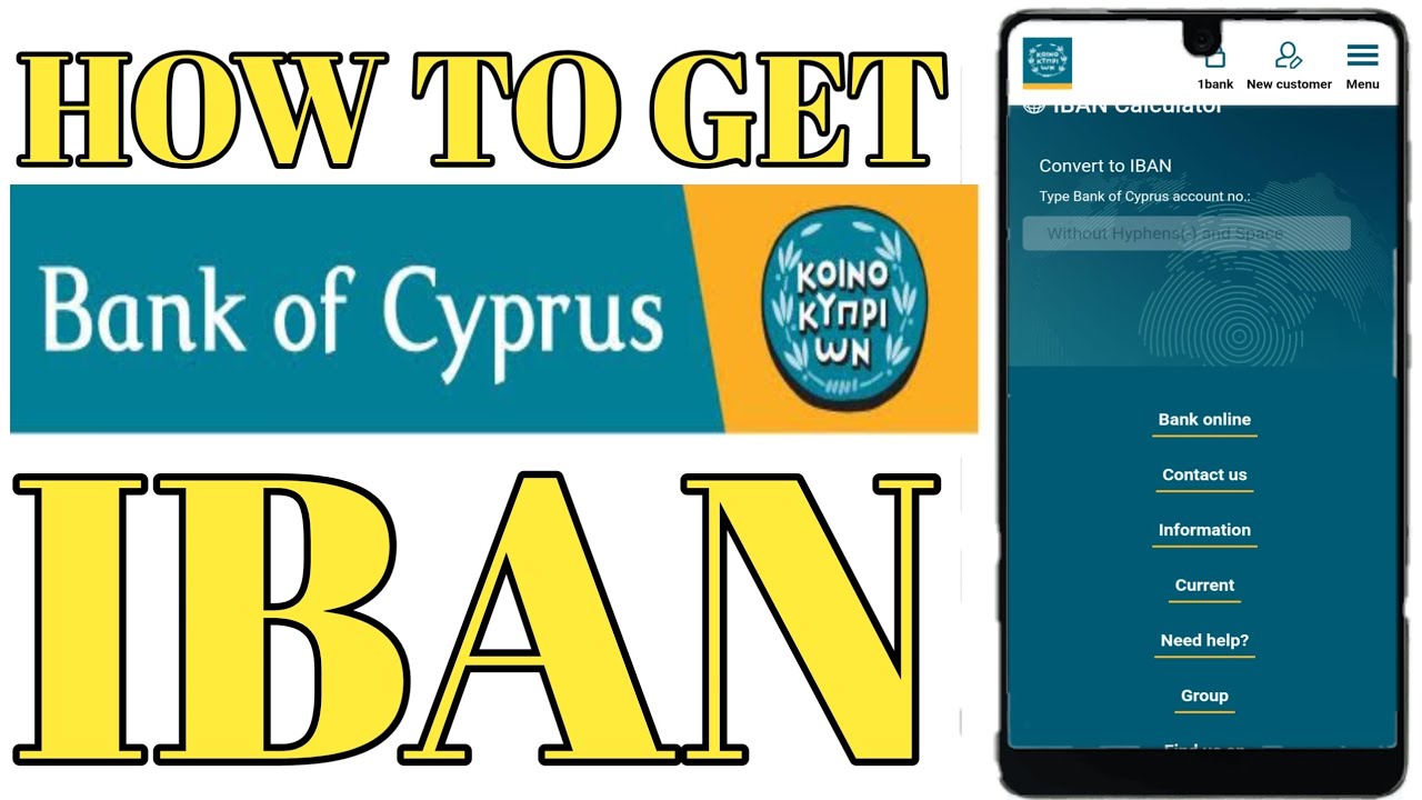 How to find Bank of Cyprus IBAN? | Iban Number of Cyprus Bank | Payment ...