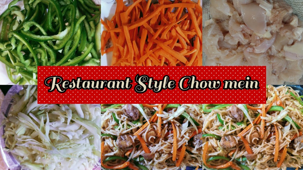 Easy Chicken Chow Mein Recipe By Apna kitchen||Chicken Chow Mein ...