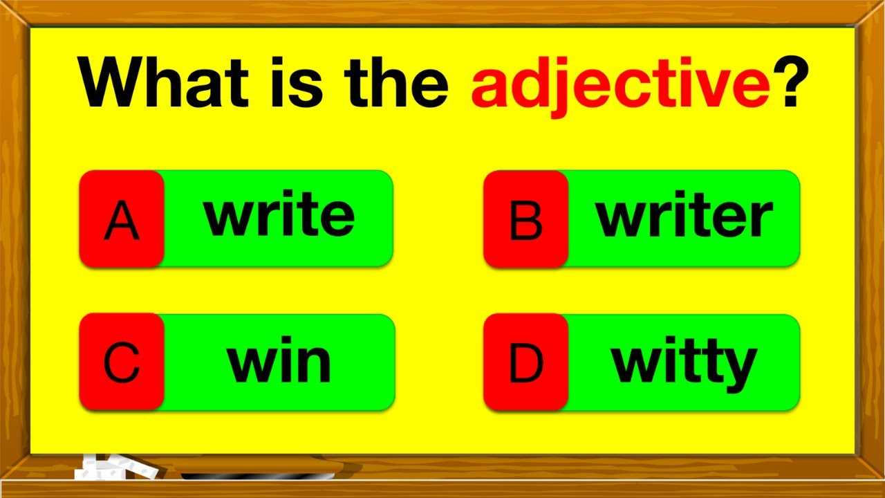 PARTS OF SPEECH QUIZ 🤔 📚 | English Grammar | Learn with examples ...