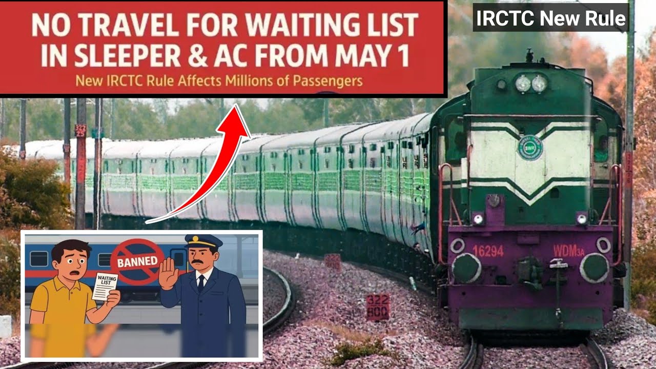 Indian Railways JUST Banned🚫 Waiting List Tickets! | New changes in ...