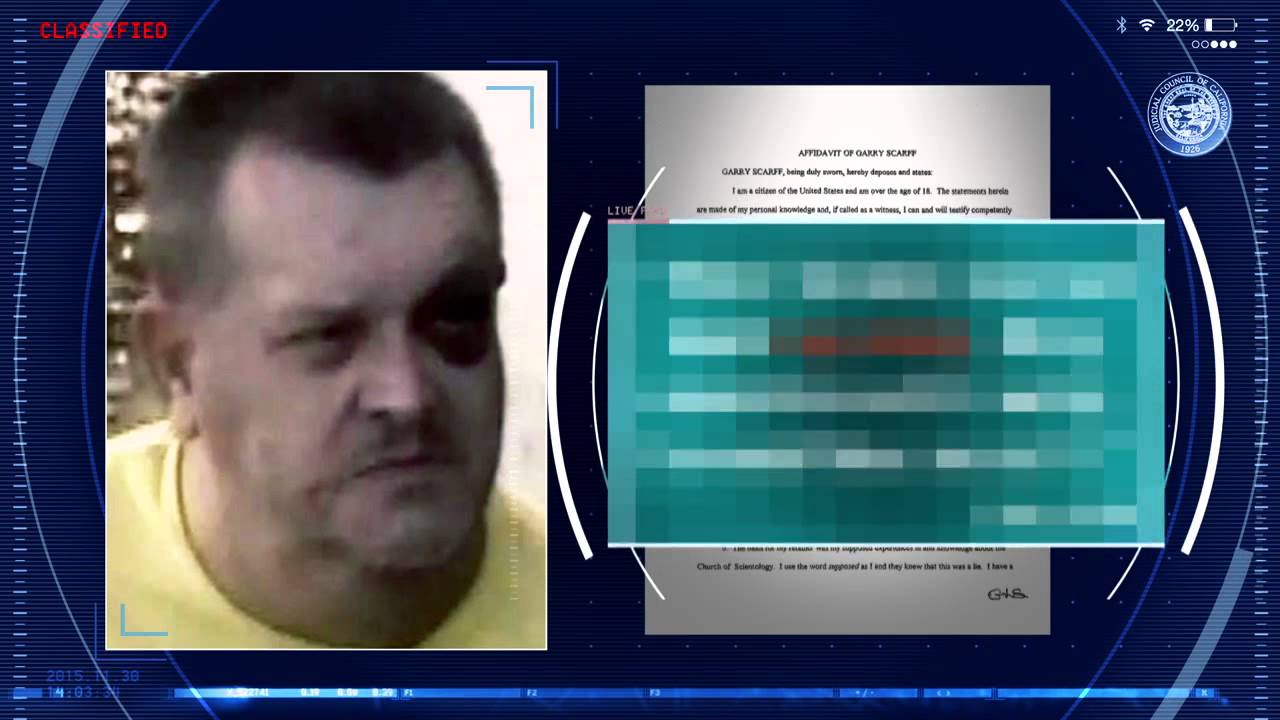 Garry Scarff: Alex Gibney's "Going Clear" Documentary Source - YouTube