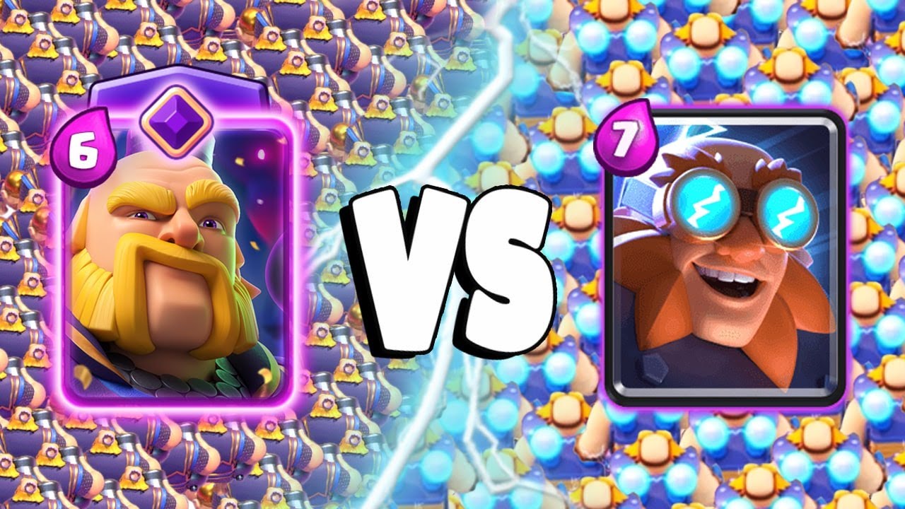 EVOLVED ROYAL GIANT Vs ELECTRO GIANT - Clash Royale Battle - YouTube