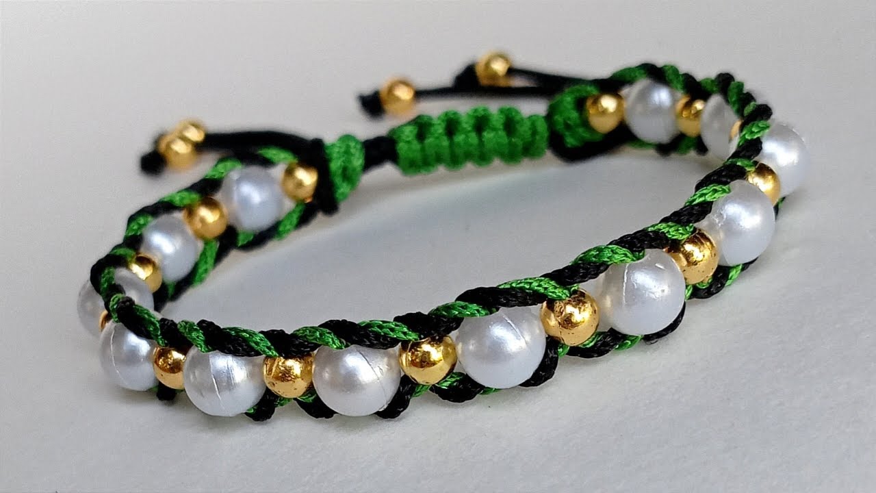 Easy macrame bracelet || how to make macrame bracelet || macrame ...