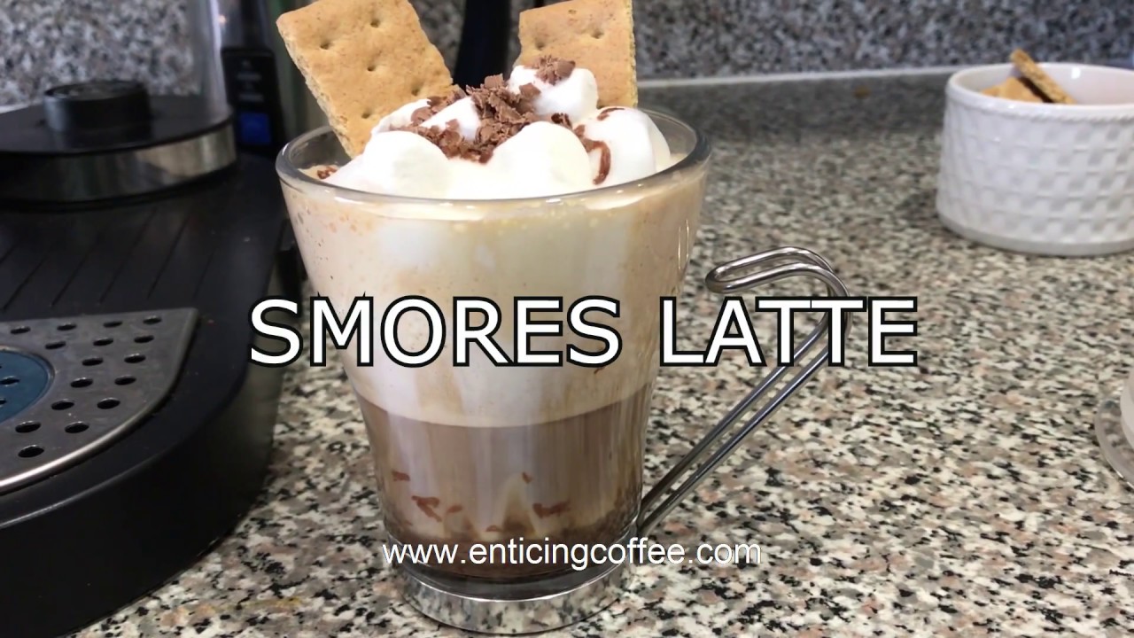 SMORES LATTE TUTORIAL - How to make Smore Latte - YouTube