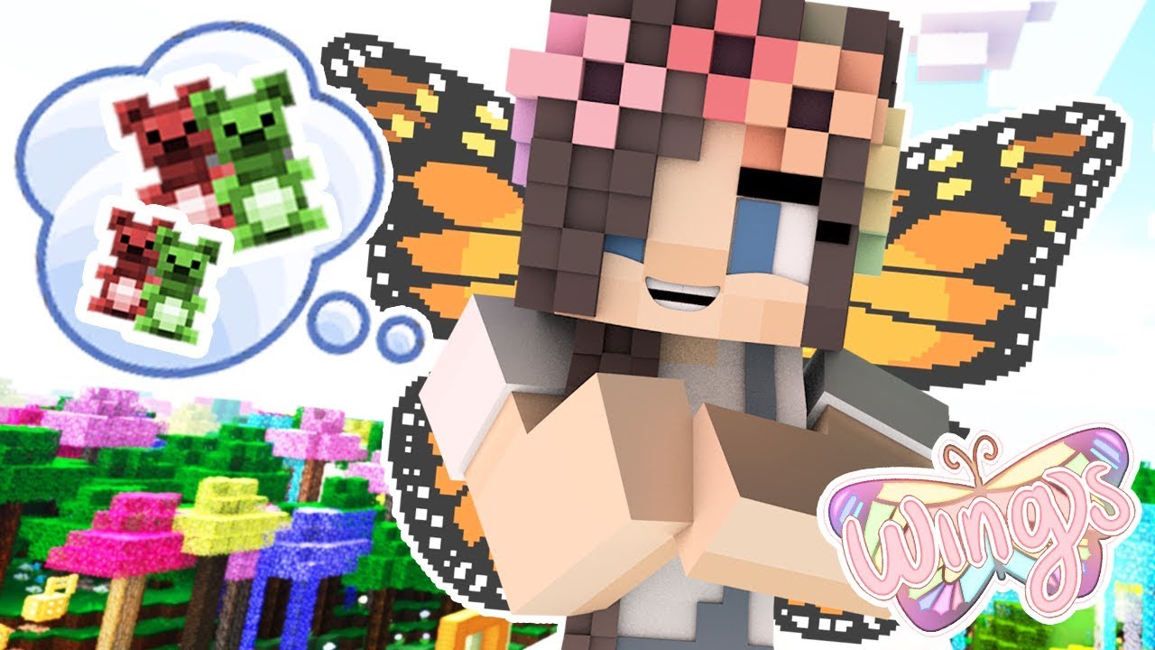 GUMMY WORM DELEVERIES!! WINGS SMP #4 Let's Play Minecraft - YouTube