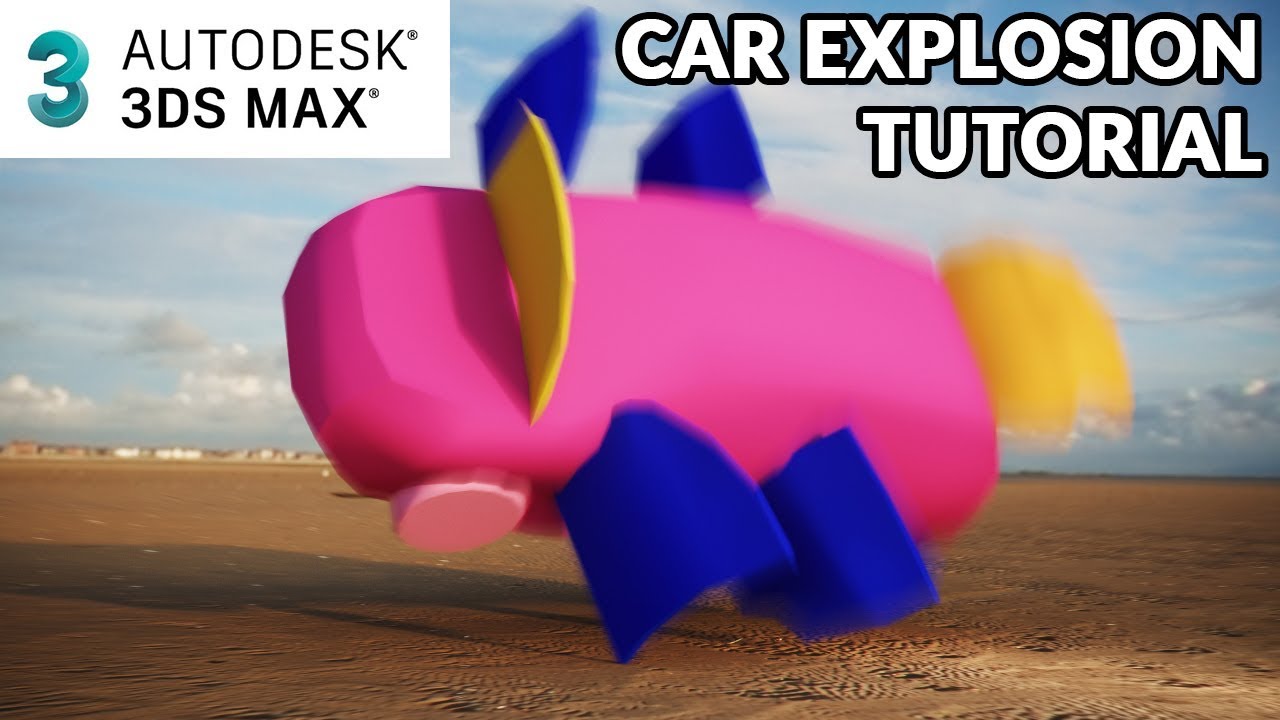 3ds max Car Explosion Tutorial (part1) Creating Low Poly Proxies - YouTube