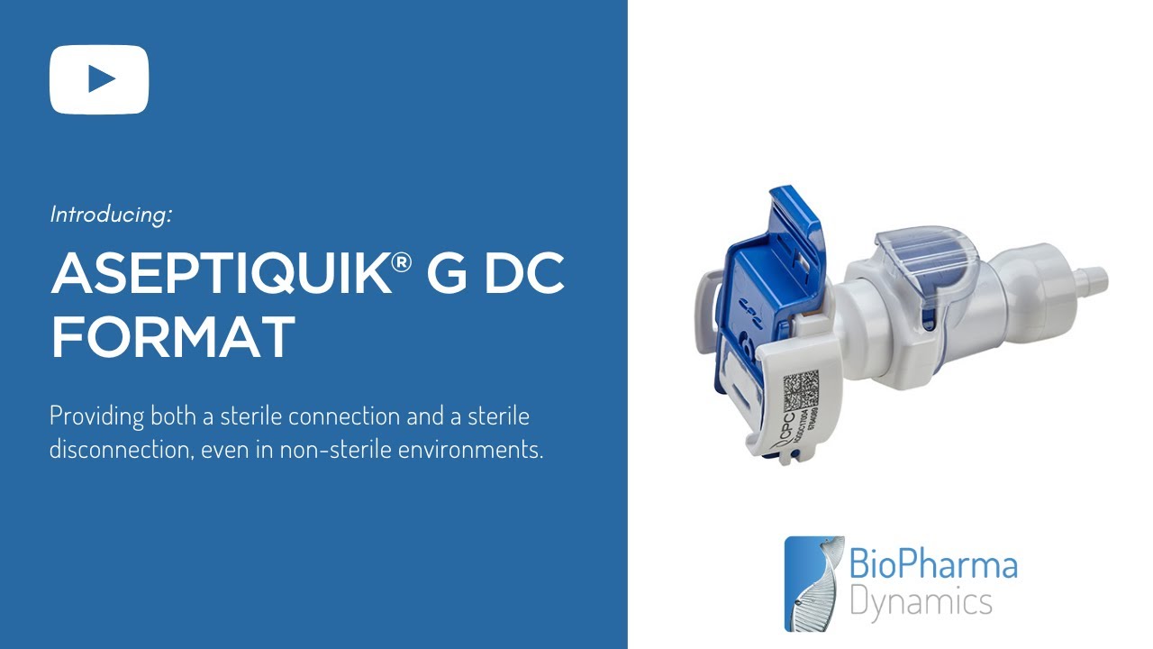 AseptiQuik G DC Connector – For sterile connect and disconnect - YouTube