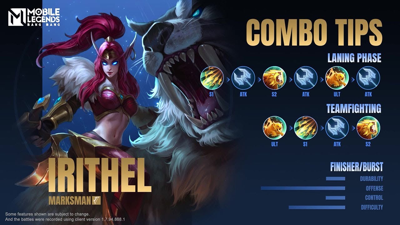 Hero Spotlight | Irithel | Mobile Legends: Bang Bang - YouTube
