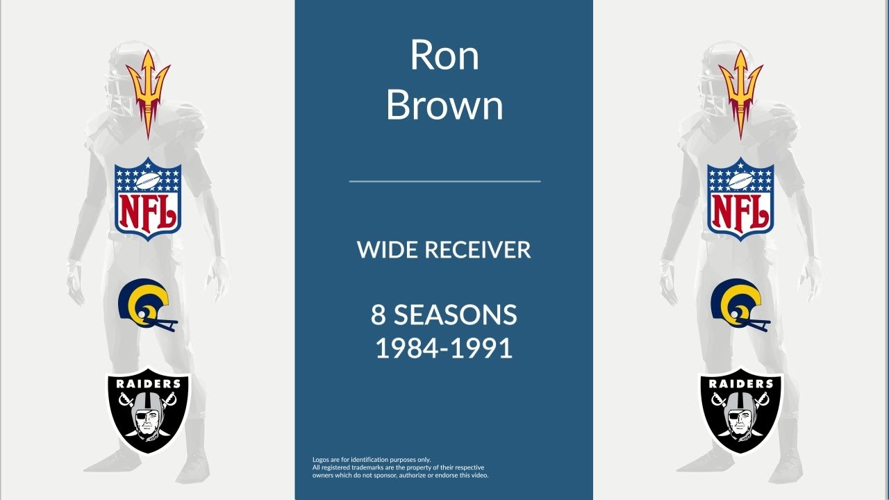 Ron Brown: Football Wide Receiver - YouTube