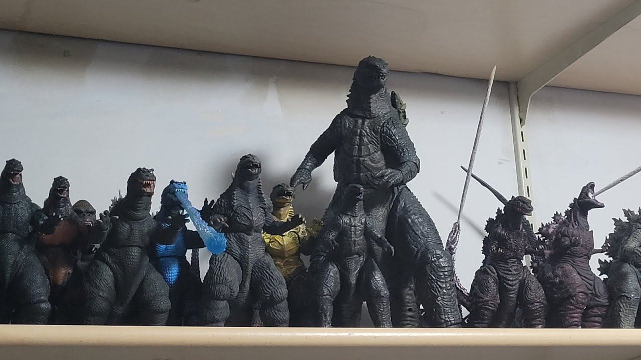 Neca Godzilla collection - YouTube
