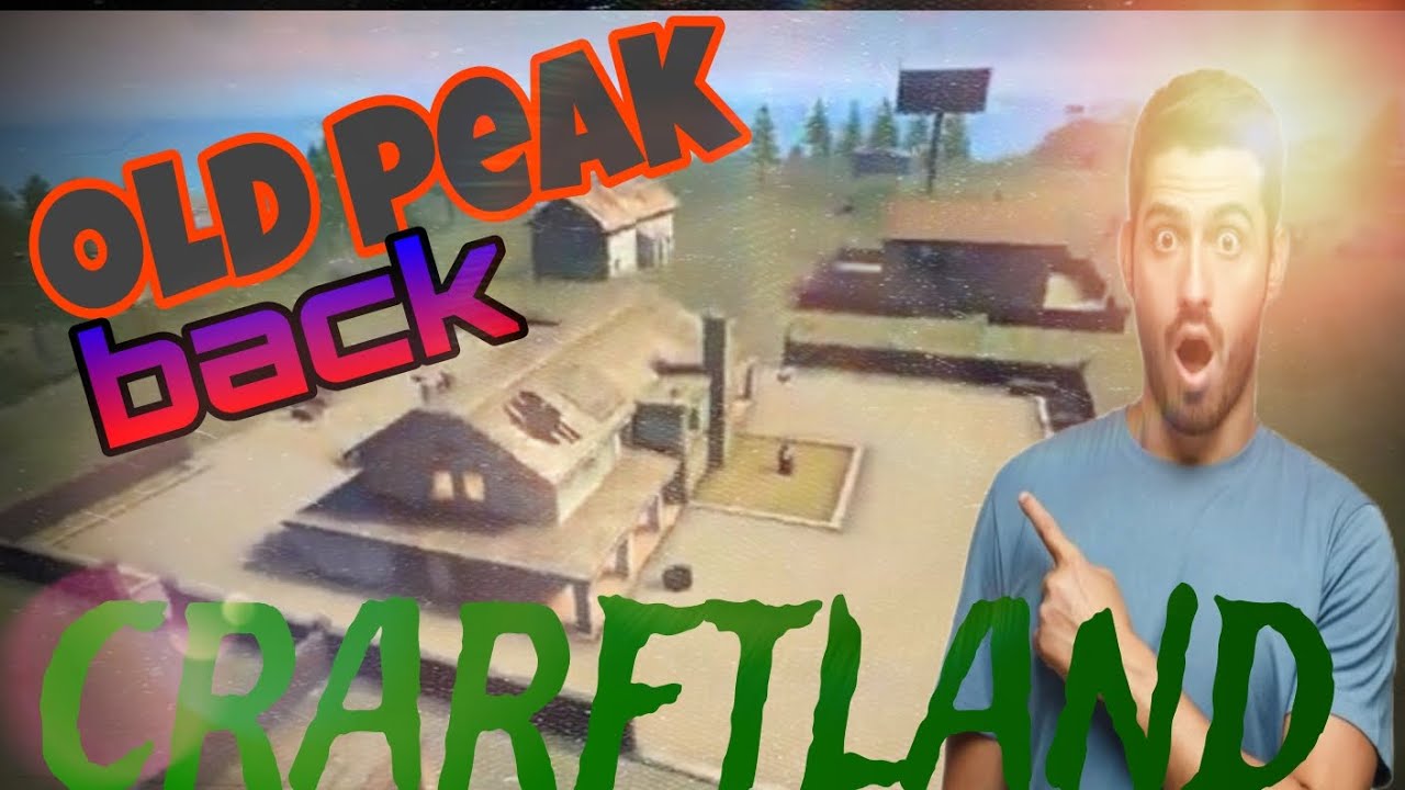 Old peak has arrived in crarftland map OB45 update free fire gaming ...