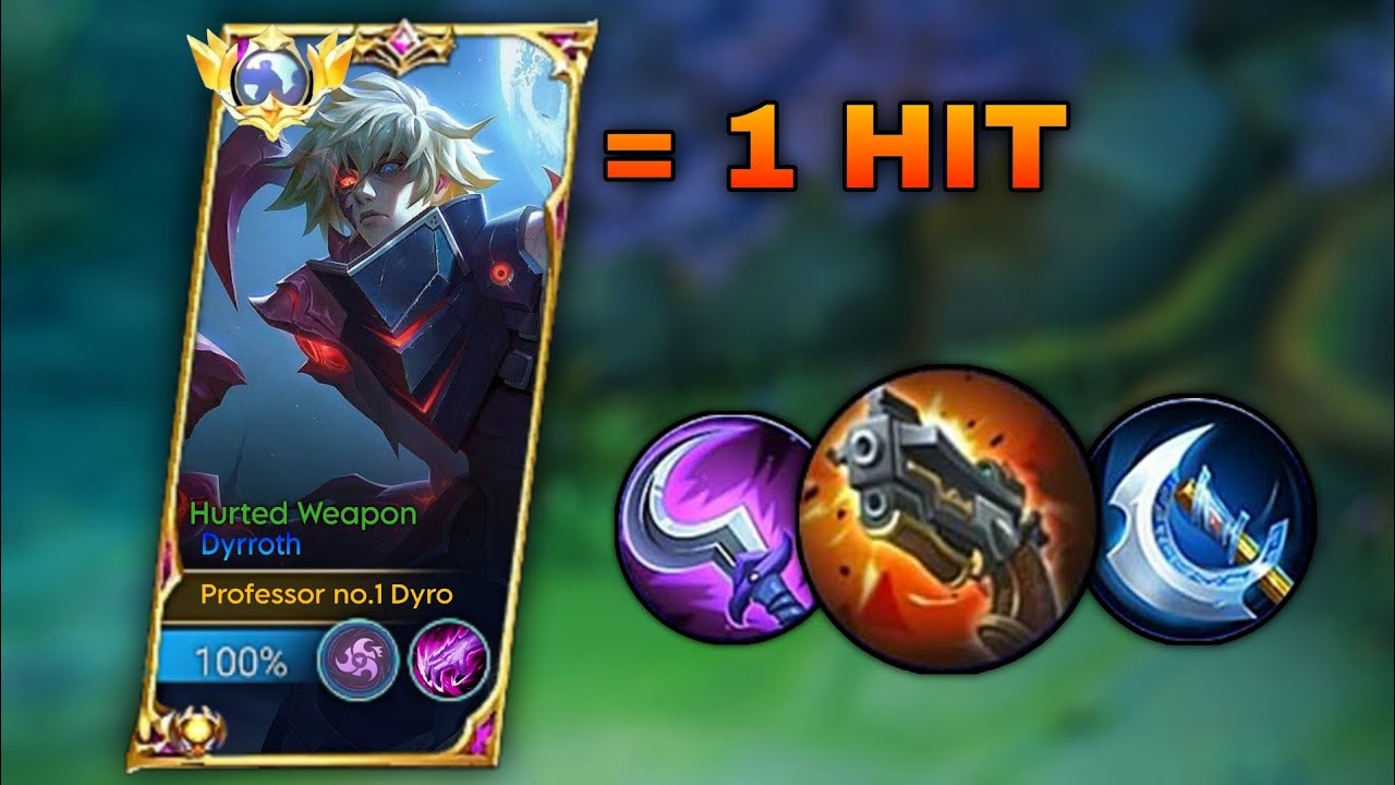 DYRROTH NEW SEASON ONE HIT BUILD 2023!! (dyrroth best build 2023) - YouTube
