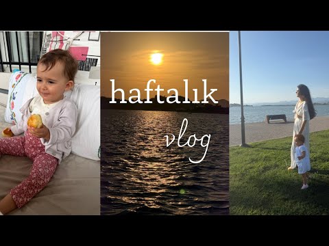 HAFTALIK VLOG , bu kız yürüyor 🤭 18.ay aşısı, sabah koşusu, mücver  yapıyoruz 