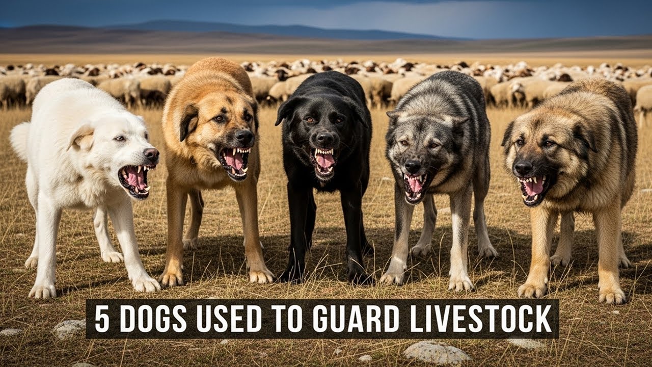 5 Dogs Used To Guard Livestock - YouTube