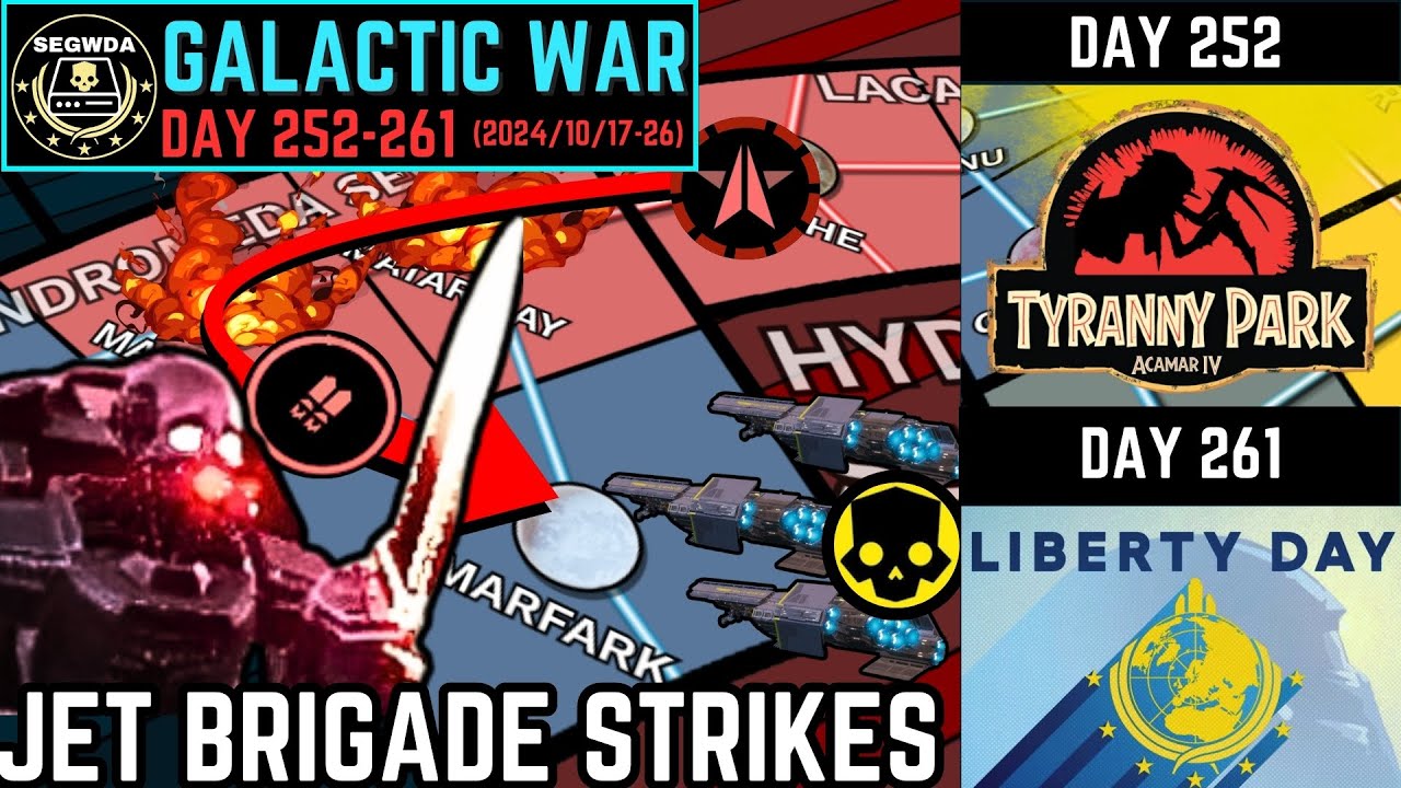 Defense Against the Jet Brigade - Helldivers 2 Galactic War Day 252-261 ...