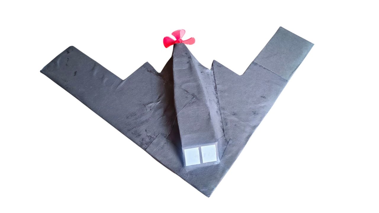 How to make🛩️ | RC Mini B-2 Spirit Bomber | Jet Aeroplane | Cardboard ...