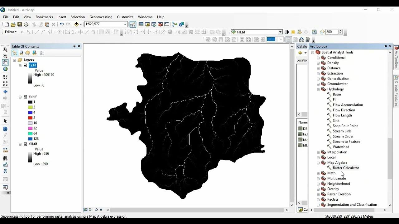 Generate Topographic Wetness Index (TWI) from Digital Elevation Model (DEM) in ArcGIS - YouTube