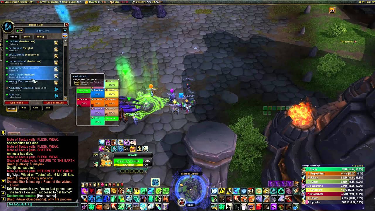 wow HM raid monk dps eu - YouTube