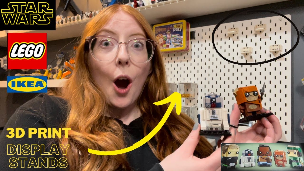 Display your LEGO brickheadz! 3D print your own stands! - YouTube