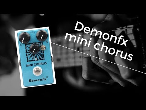 Pedal Demonfx mini chorus - analogman mini chorus clone - YouTube