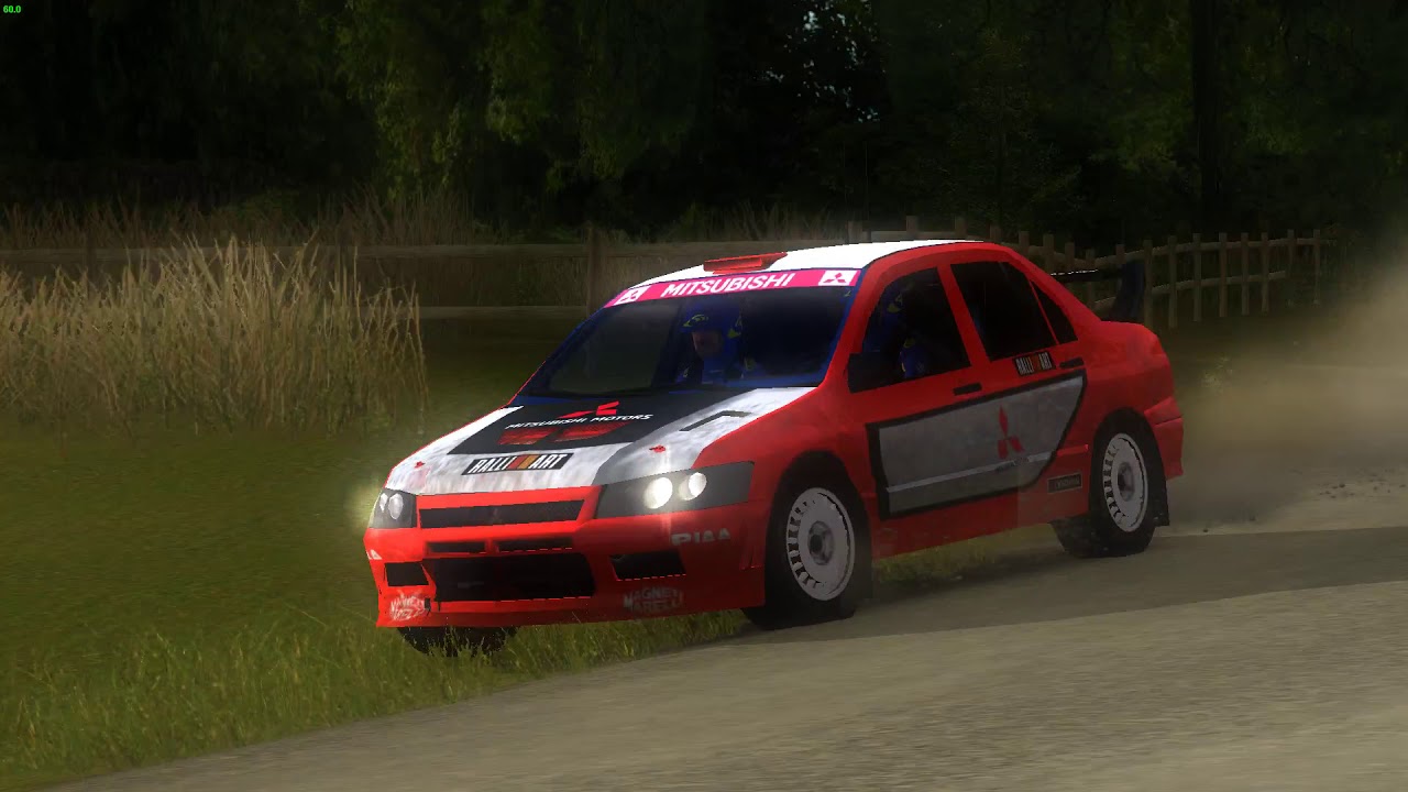 Richard Burns Rally - RBR-WRC - RBR-MBP - New skin Mitsubishi - YouTube