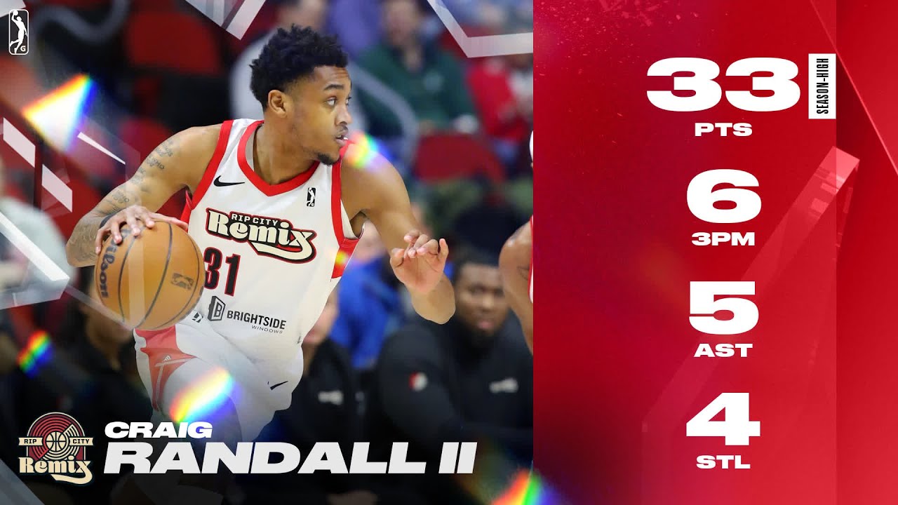 Craig Randall II Drops Season-High 33 points vs. Valley Suns - YouTube