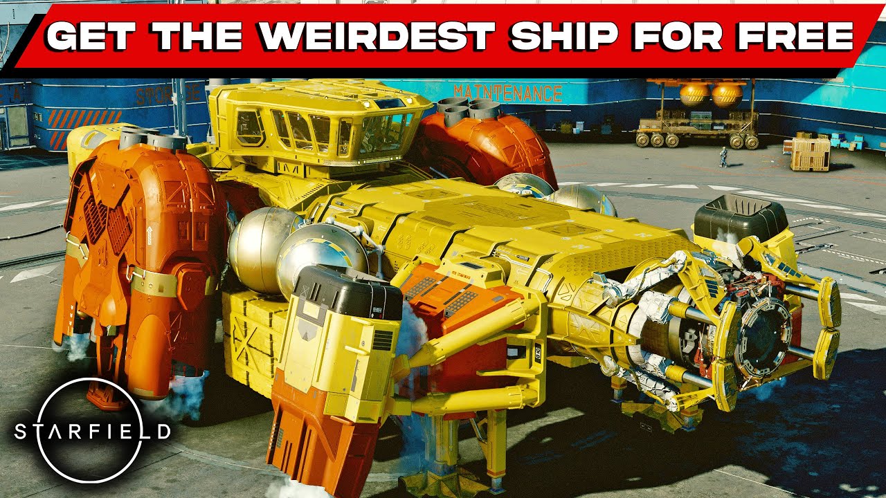 STARFIELD: GET THE WEIRDEST SHIP FOR FREE | How to Get UC Prison ...