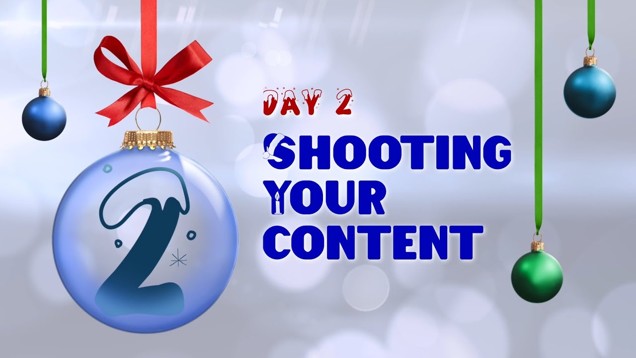 Shooting Your Content: 12 Days of Editing Contest - YouTube