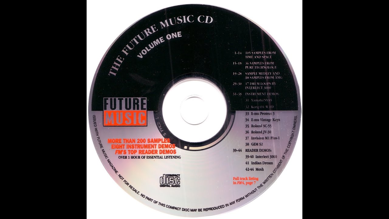 Future Music - The Future Music CD - Volume One (CDDA) - YouTube