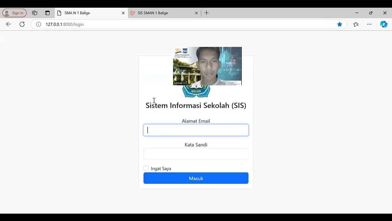 Demo Website PKM SMAN-1 Balige (Galeri) - YouTube