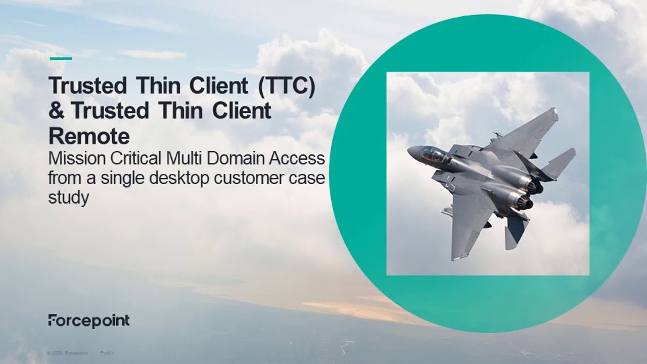 TTC Use Case Operations Center Modernization | Forcepoint - YouTube