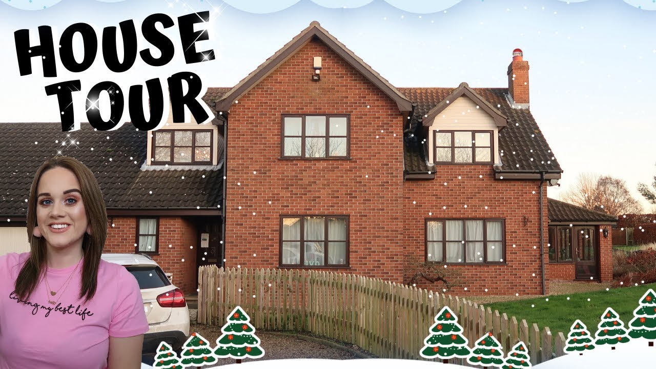 MY COUNTRY HOUSE TOUR! *XMAS GIVEAWAY* I PUT UP MY XMAS DECORATIONS🏡 ...