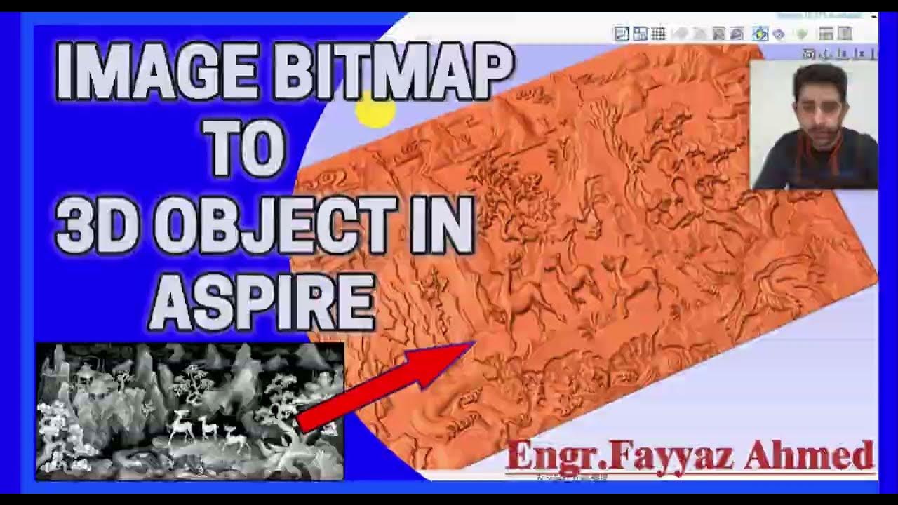 Transforming Bitmap Grayscale Images into Stunning 3D Objects in Aspire ...