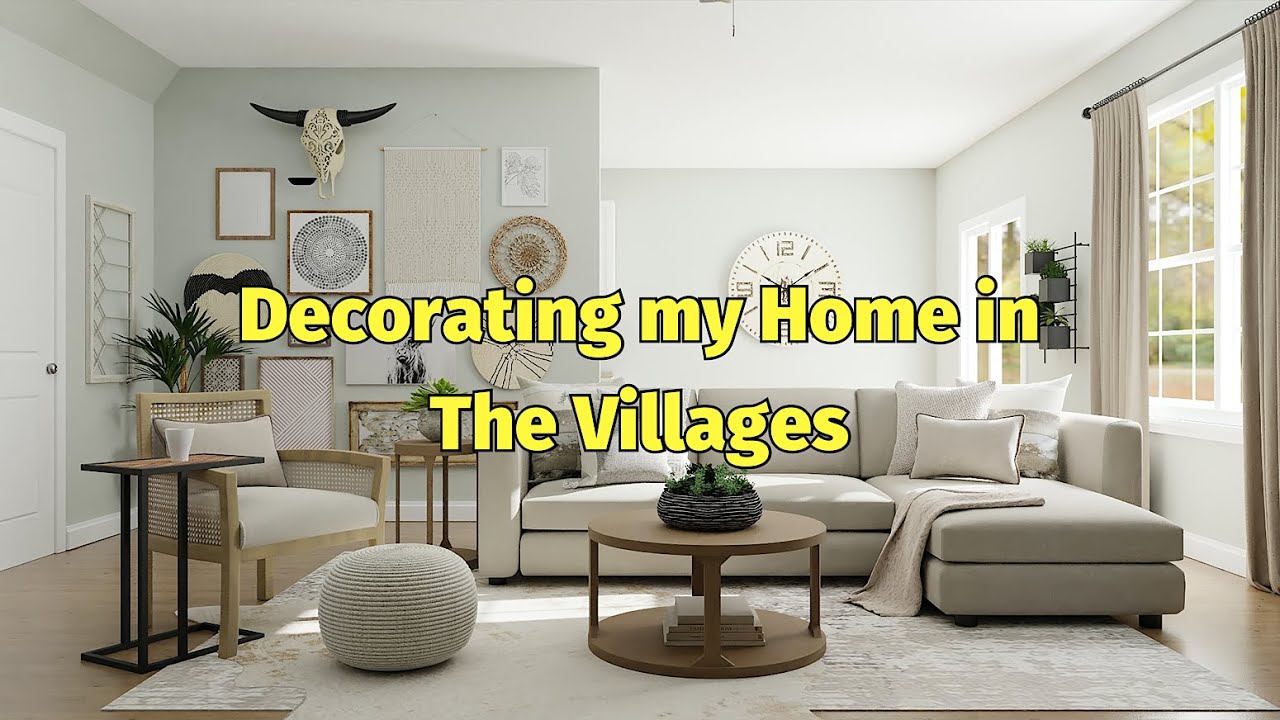 Decorating my home in the Villages using facebook - YouTube