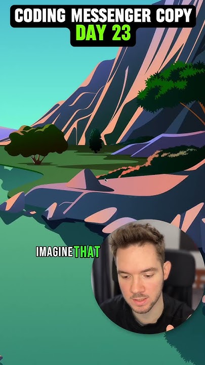 Day 23 of Coding a Messenger Copy - Fully working chat! 🎉 | React/Express #shorts - YouTube