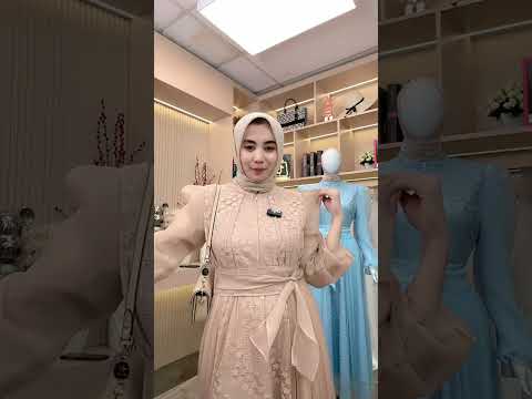 new trend oneset baju hijab warna coklat susu