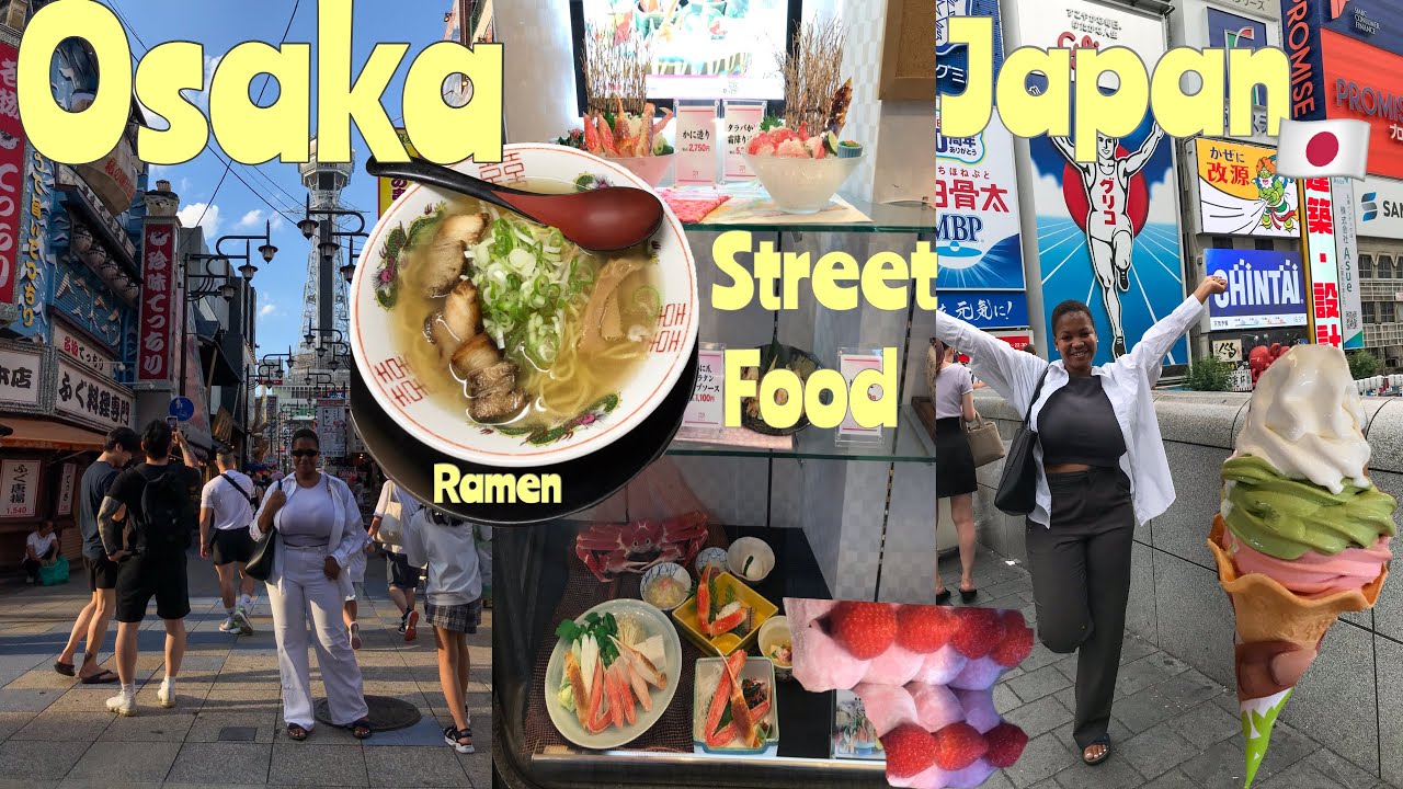 Traveling to Japan for the first time⛩ 🍜 3 days in Osaka on a budget ...