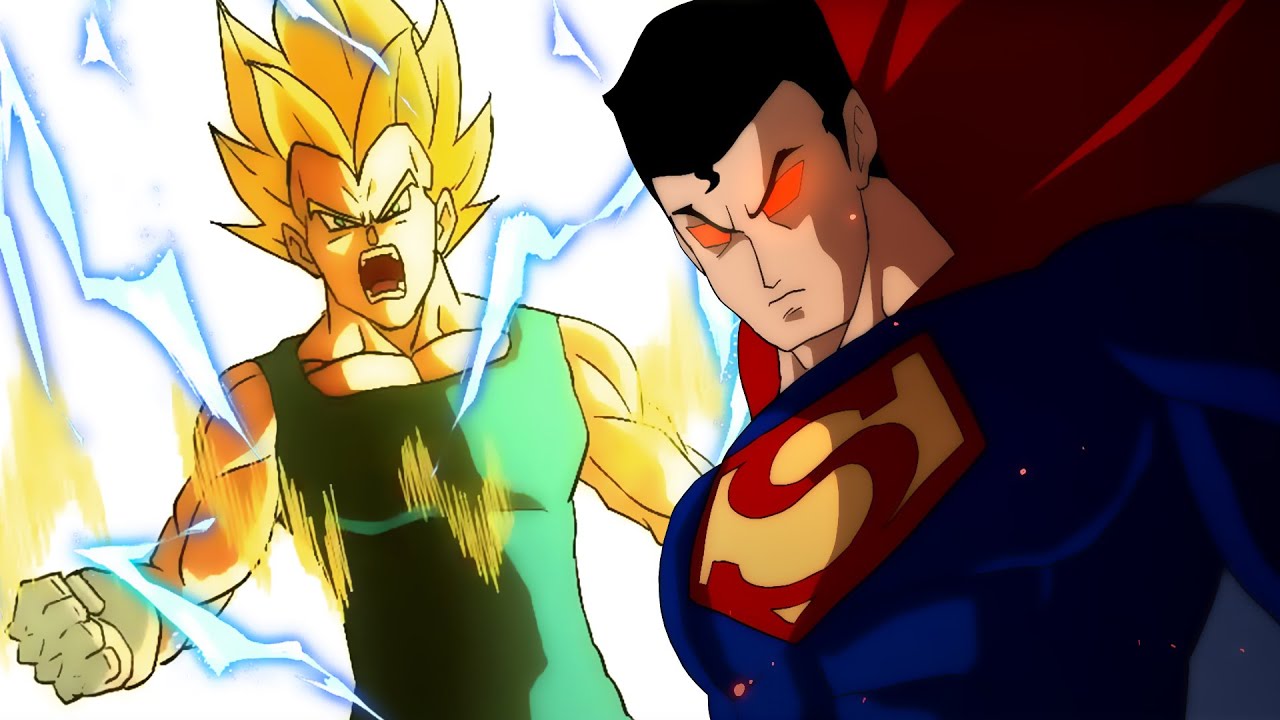 GOKU & SAITAMA : VEGETA vs SUPERMAN !!! DRAGON BALL x ONE PUNCH MAN ...