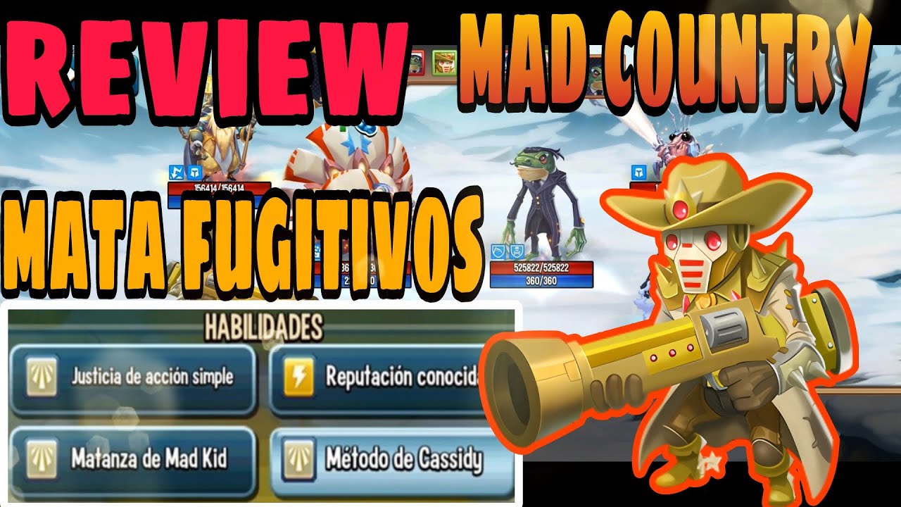 Review de MAD COUNTRY cazarrecompensas nivel 1 al 100 Monster Legends ...