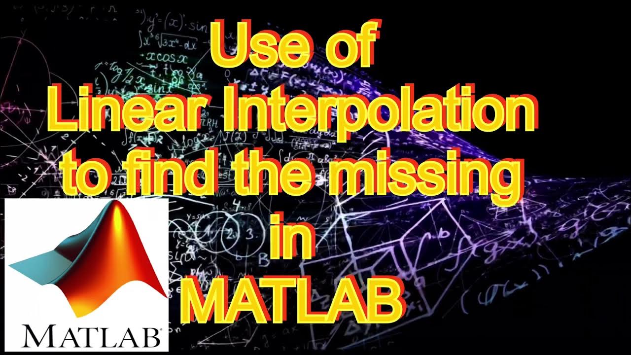 Linear interpolation in MATLAB - YouTube