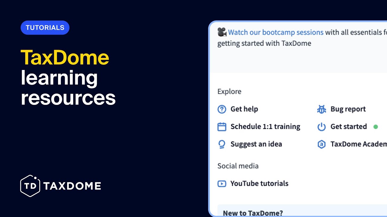 TaxDome learning resources - YouTube