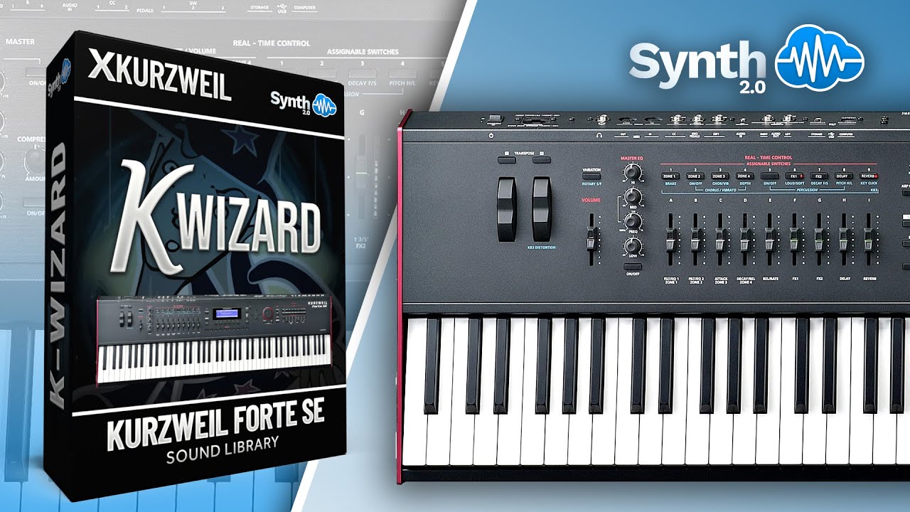 K-WIZARD SOUND BANK | JORDAN RUDESS COVER PACK | KURZWEIL FORTE - YouTube